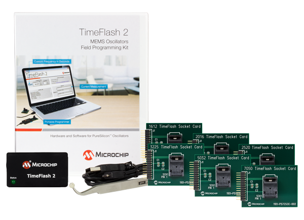 TimeFlash2 Oscillator Programming Kit1 - Microchip Technology | Mouser