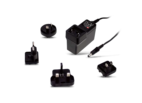 GEM12I 12W AC-DC Interchangeable Adapters - Mean Well | Mouser