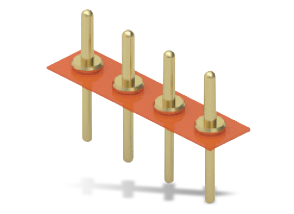 3169 Double Tail Header Pins on Kapton Tape - Mill-Max | Mouser