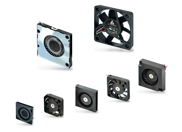 Core-Less Motor Technology Miniature Fans - Delta Electronics / Fans ...