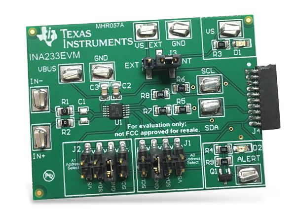 INA233EVM Shunt Monitor Evaluation Module (EVM) - TI | Mouser