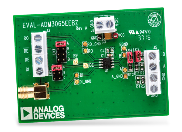 EVAL-ADM3065EEBZ/EVAL-ADM3065EEB1Z Eval Boards - ADI | Mouser