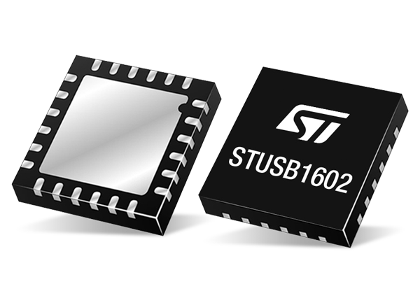 STUSB1602 USB Type-C Controller - STMicro | Mouser