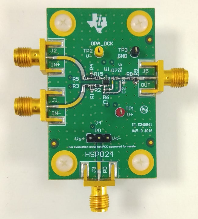 OPA837DBVEVM Op Amp Evaluation Module - TI | Mouser