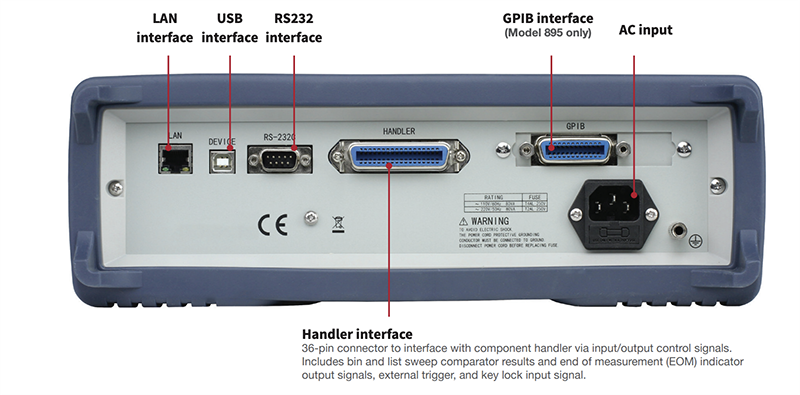 Models 894/895 500kHz/1MHz Precision LCR Meters - B&K | Mouser