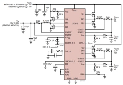 LTC781x Synchronous Boost Buck Controllers - ADI | Mouser