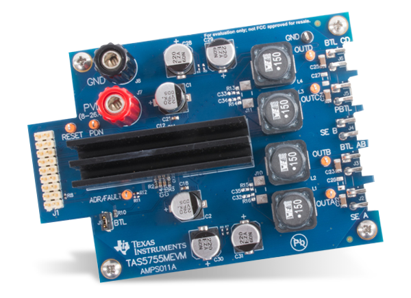 TAS5755MEVM Evaluation Module (EVM) - TI | Mouser