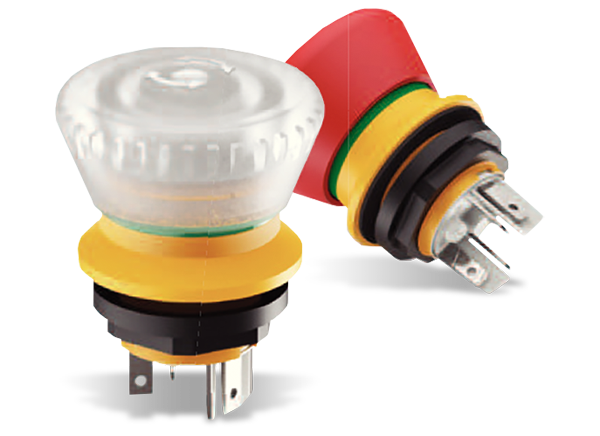 Lumotast Active/Inactive E-Stop Switches - RAFI | Mouser