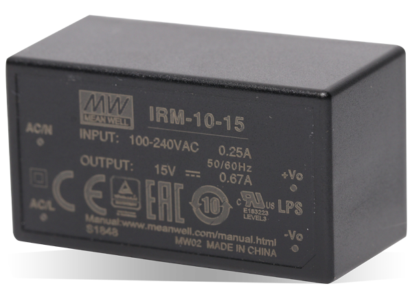 IRM-10 10W AC-DC Power Supply Modules - Mean Well | Mouser