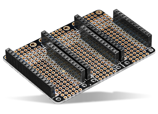 FeatherWing Tripler - Particle | Mouser