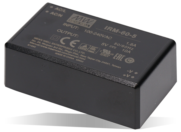 IRM-60 60W AC-DC Power Supply Modules - Mean Well | Mouser
