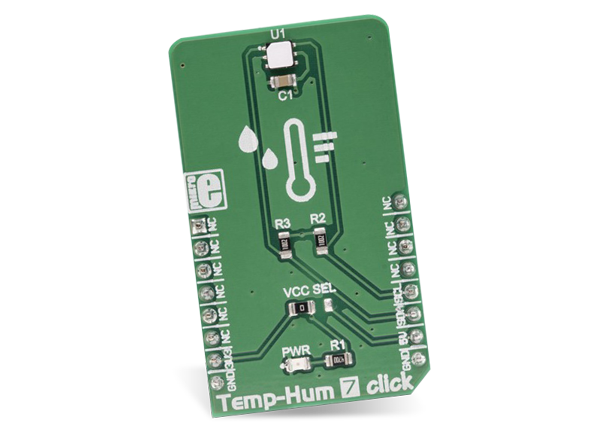 MIKROE-3272 Temp&Hum 7 Click - Mikroe | Mouser