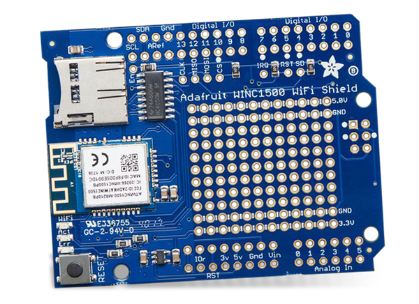 WINC1500 Wi-Fi® Shield - Adafruit | Mouser