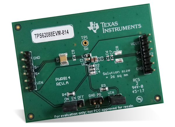 TPS62088EVM-814 Converter Evaluation Module (EVM) - TI | Mouser