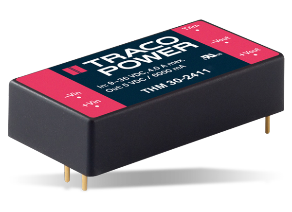 THM-30 30W DC/DC Converters - TRACO | Mouser