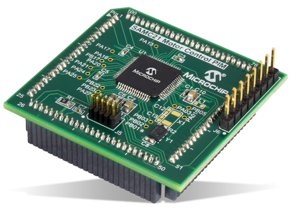 ATSAMC21 Motor Control Plug In Module - Microchip Technology | Mouser