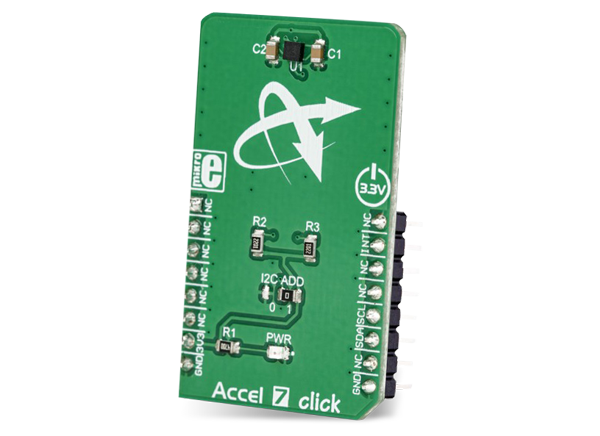 Accel 7 click (MIKROE-3244) - Mikroe | Mouser