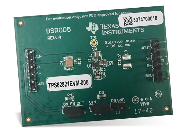 TPS62821EVM-005 Converter Evaluation Module - TI | Mouser