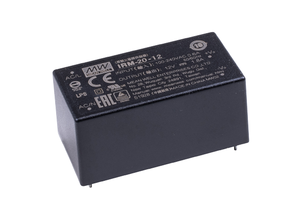 IRM-20 20W AC-DC Power Supply Modules - Mean Well | Mouser
