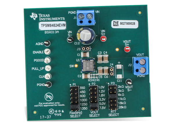 TPSM84x24EVM-013 Power Module Evaluation Boards - TI | Mouser
