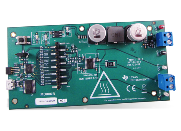 DRV8873xEVM/DRV8873x-Q1EVM Evaluation Modules - TI | Mouser