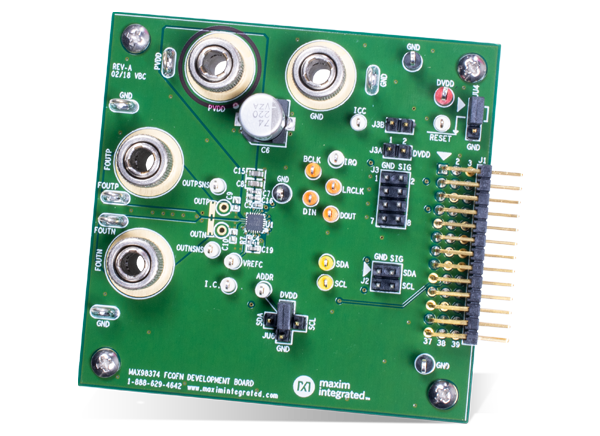 MAX98374xEVSYS Evaluation System - Analog Devices / Maxim Integrated | Mouser