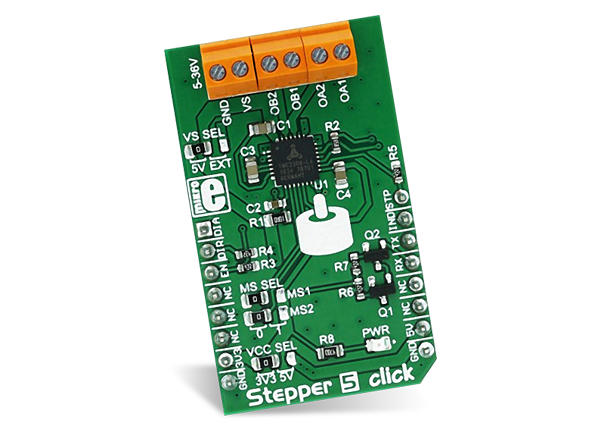 MIKROE-2624 Stepper 5 Click - Mikroe | Mouser