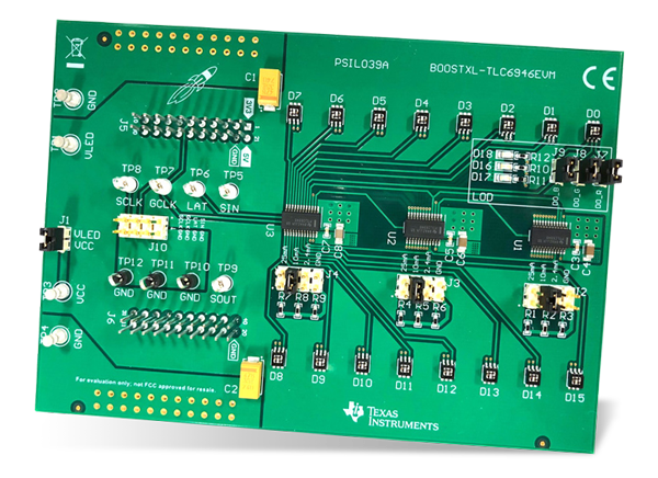 BOOSTXL-TLC6946EVM Evaluation Module (EVM) - TI | Mouser