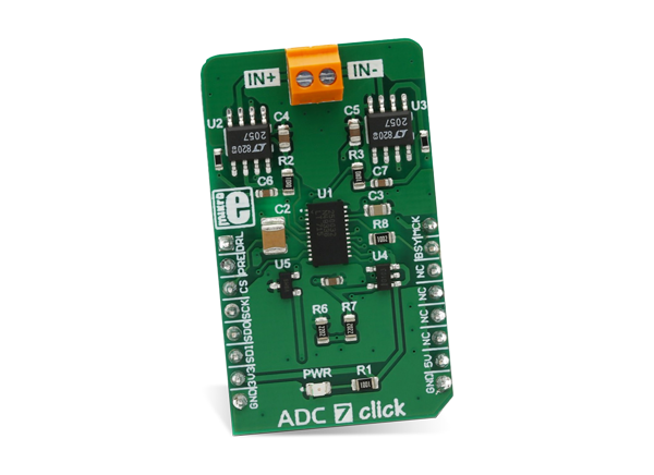 MIKROE-3115 ADC 7 Click - Mikroe | Mouser