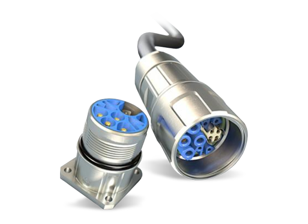 Han® M23 Power-Hybrid Connectors - HARTING | Mouser