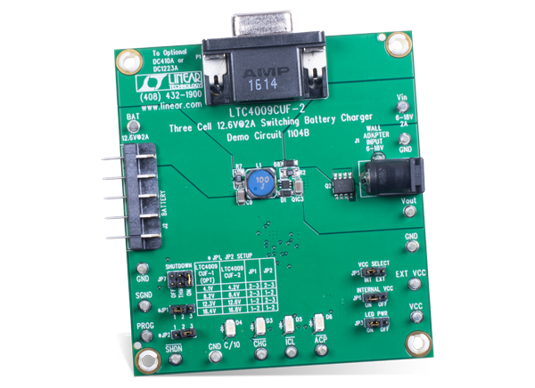 DC1104B Demo for LTC4009-2 Battery Chargers - ADI | Mouser