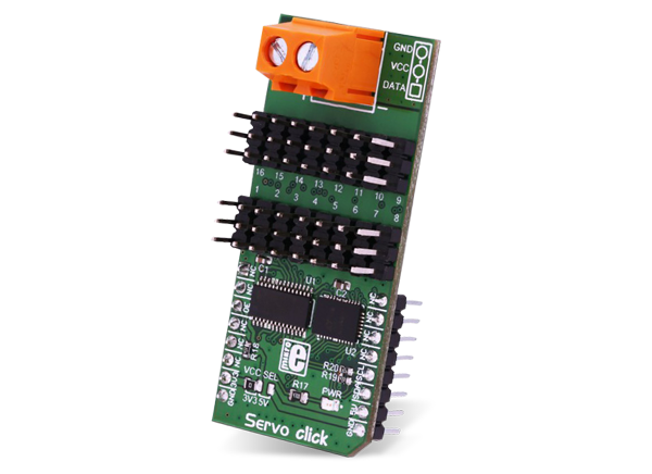MIKROE-3133 Servo Click - Mikroe | Mouser