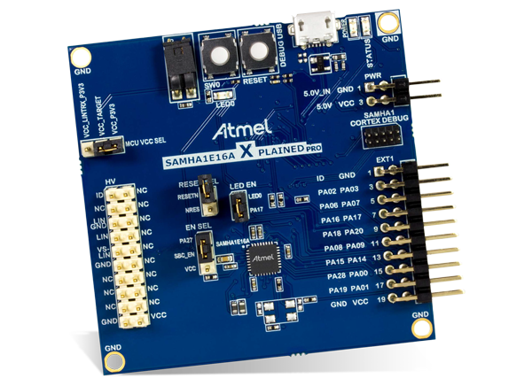 SAMHA1E16A Xplained Pro Evaluation Kit - Microchip Technology | Mouser