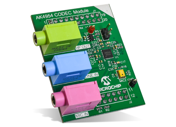 PIC32 Audio Codec Daughter Card (AC324954) - Microchip Technology | Mouser