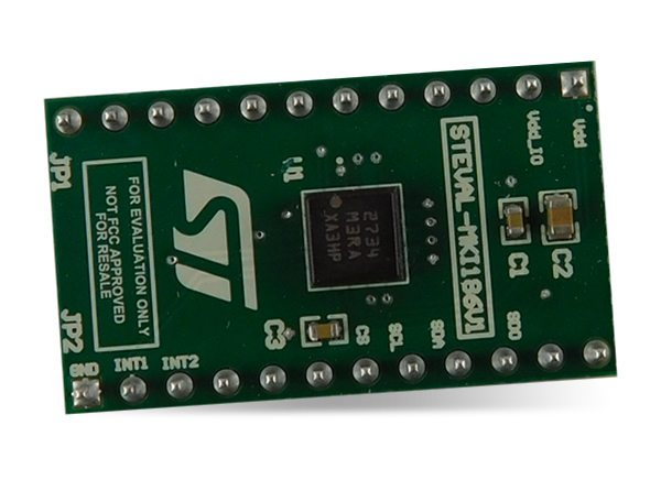 STEVAL-MKI186V1 IIS3DHHC Adapter Board - STMicro | Mouser