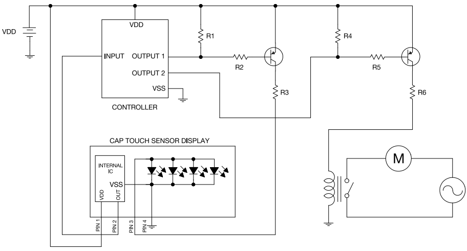 CSM Capacitive Touch Sensor Displays - VCC | Mouser