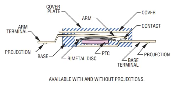 AC Mini TCO (Thermal Cutoff) Devices - Bourns | Mouser