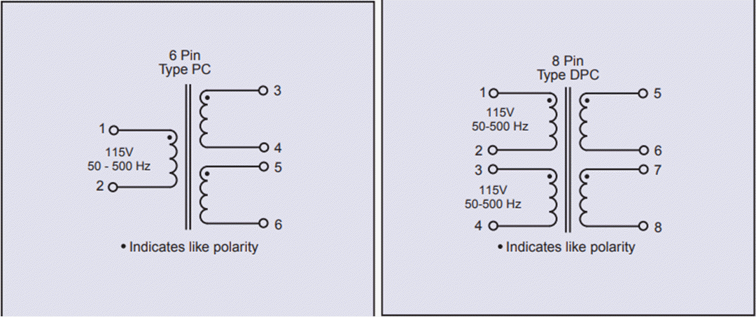 Printed Circuit Mount Power Transformers - Signal Transformer / Bel ...