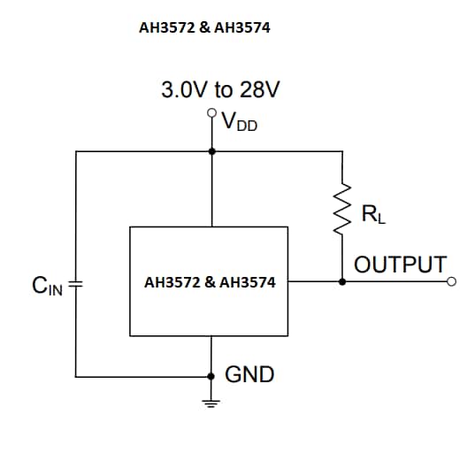 AH35xx Hall Effect Omnipolar Switches - Diodes Inc | Mouser