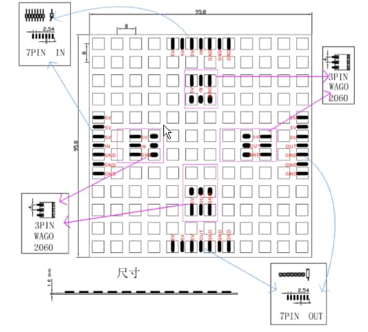 INCM88001 12 x 12 Digital LED Matrix - Inolux | Mouser