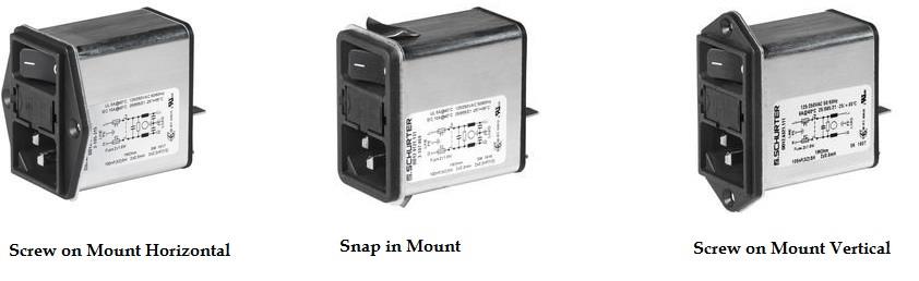 DD12 Filtered Power Entry Modules - Schurter | Mouser