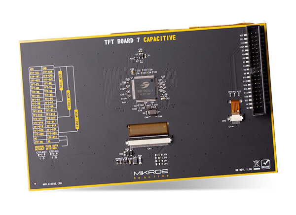 TFT Capacitive Boards - Mikroe | Mouser