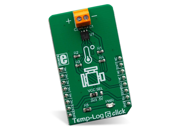 MIKROE-3437 Temp-Log 6 Click Board™ - Mikroe | Mouser