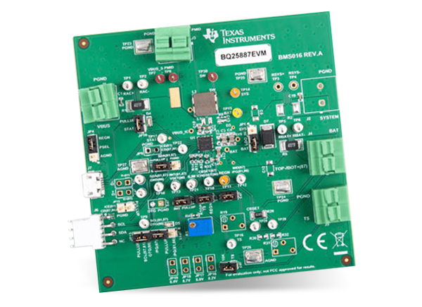bq25887EVM Charger Evaluation Module (EVM) - TI | Mouser
