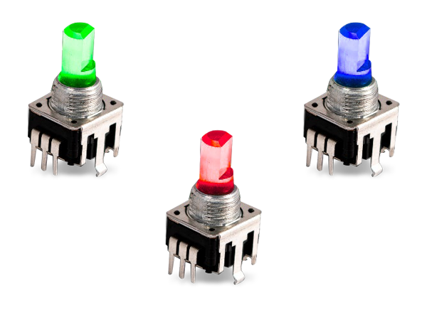 Illuminated 12VR 12mm Panel Potentiometer - CTS Electronic Components ...