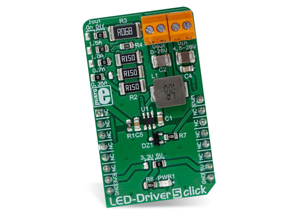 MIKROE-3297 LED Driver 5 Click - Mikroe | Mouser