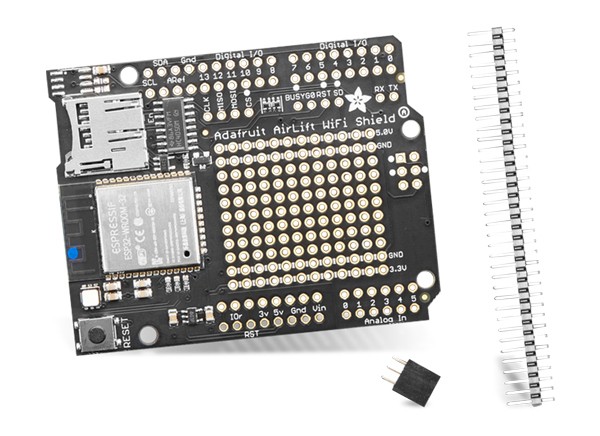 ESP32 WiFi Co-Processor AirLift Shield - Adafruit | Mouser