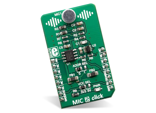 MIKROE-3445 MIC 2 Click - Mikroe | Mouser