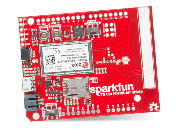 LTE CAT M1/NB-IoT Shields - SARA-R4 - SparkFun | Mouser