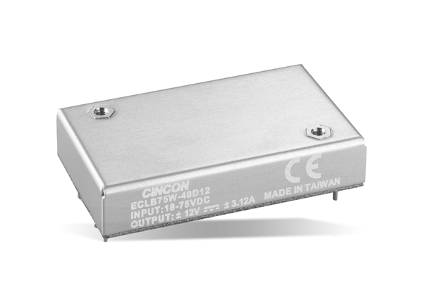 ECLB75W 75W 4:1 Input DC-DC Converters - Cincon | Mouser